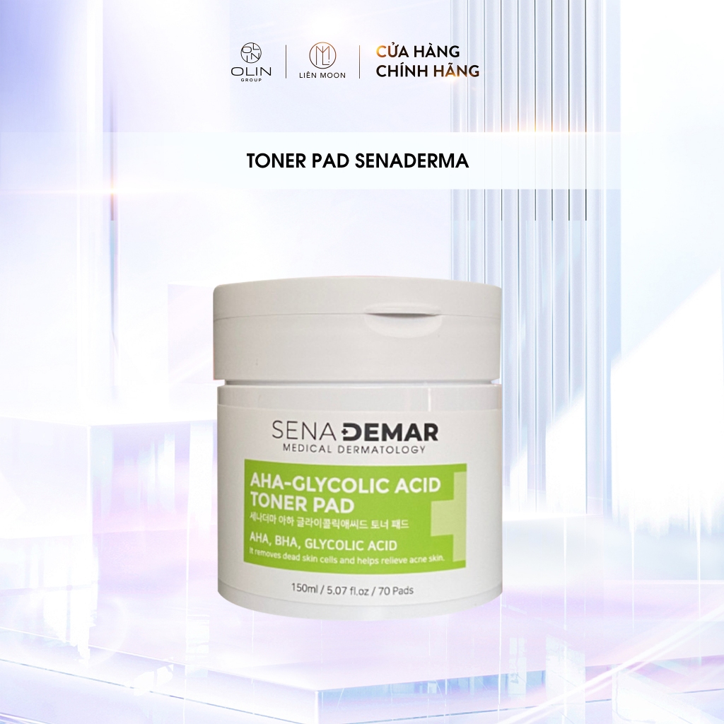 V68 Toner pad AHA Sena.Derma (150ml) | Shopee Việt Nam