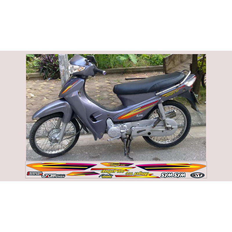 tem zin SYM 110 angel | Shopee Việt Nam