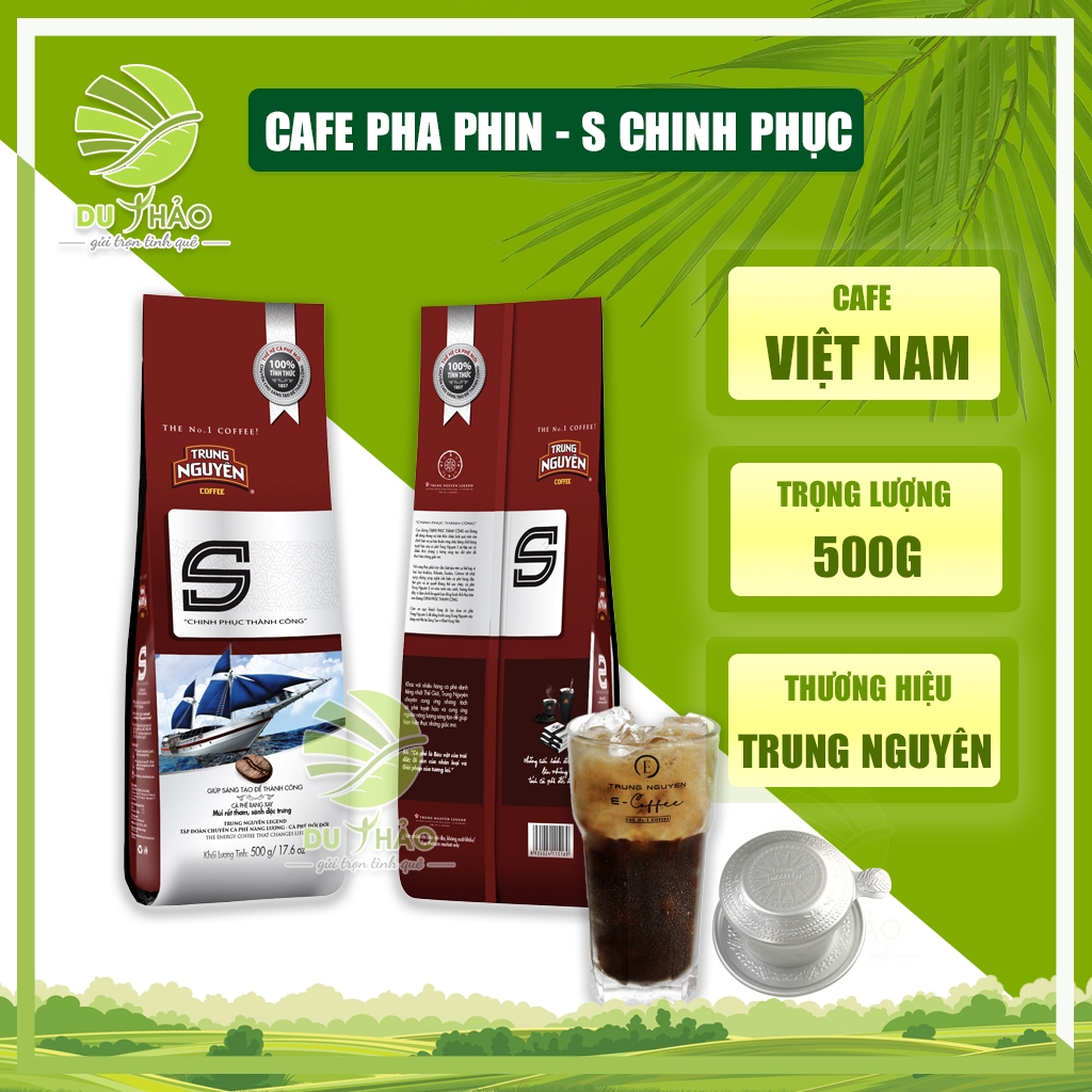 Cafe rang xay Trung Nguyên Legend - Cafe rang xay S Chinh phục - Bịch ...