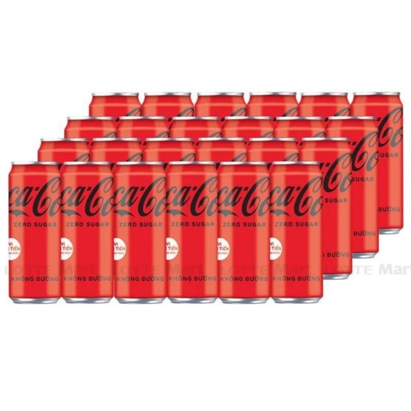 Nước Ngọt Coca Cola Zero Không Đường Thùng 24 Lon 320ml | Shopee Việt Nam