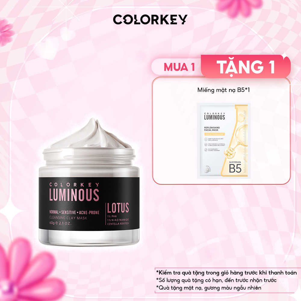 Mặt Nạ Bùn COLORKEY LUMINOUS Làm Sạch Da Không Gây Khô Da Khi Dùng 60g ...