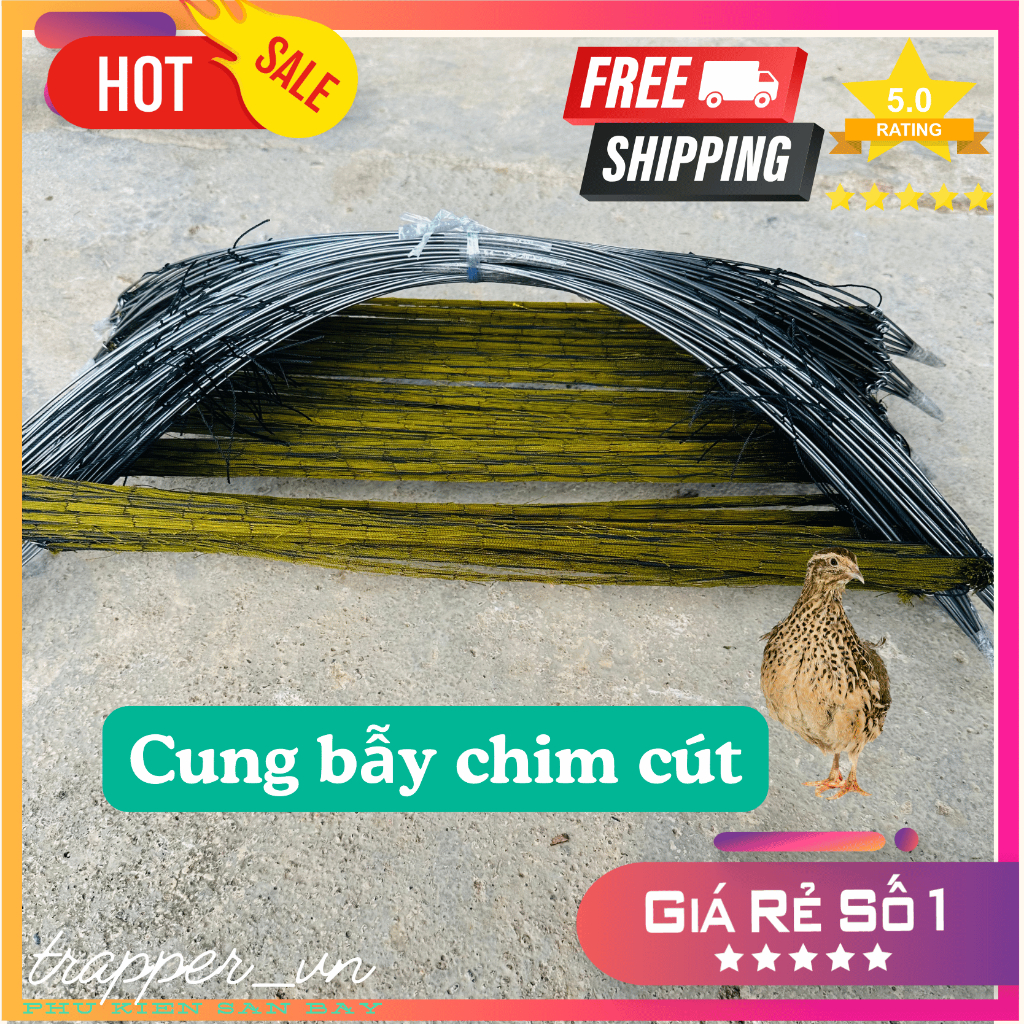 5 cung bẫy cút, cung bẫy cúc, cung bẫy chim cút rừng siêu nhạy | Shopee ...