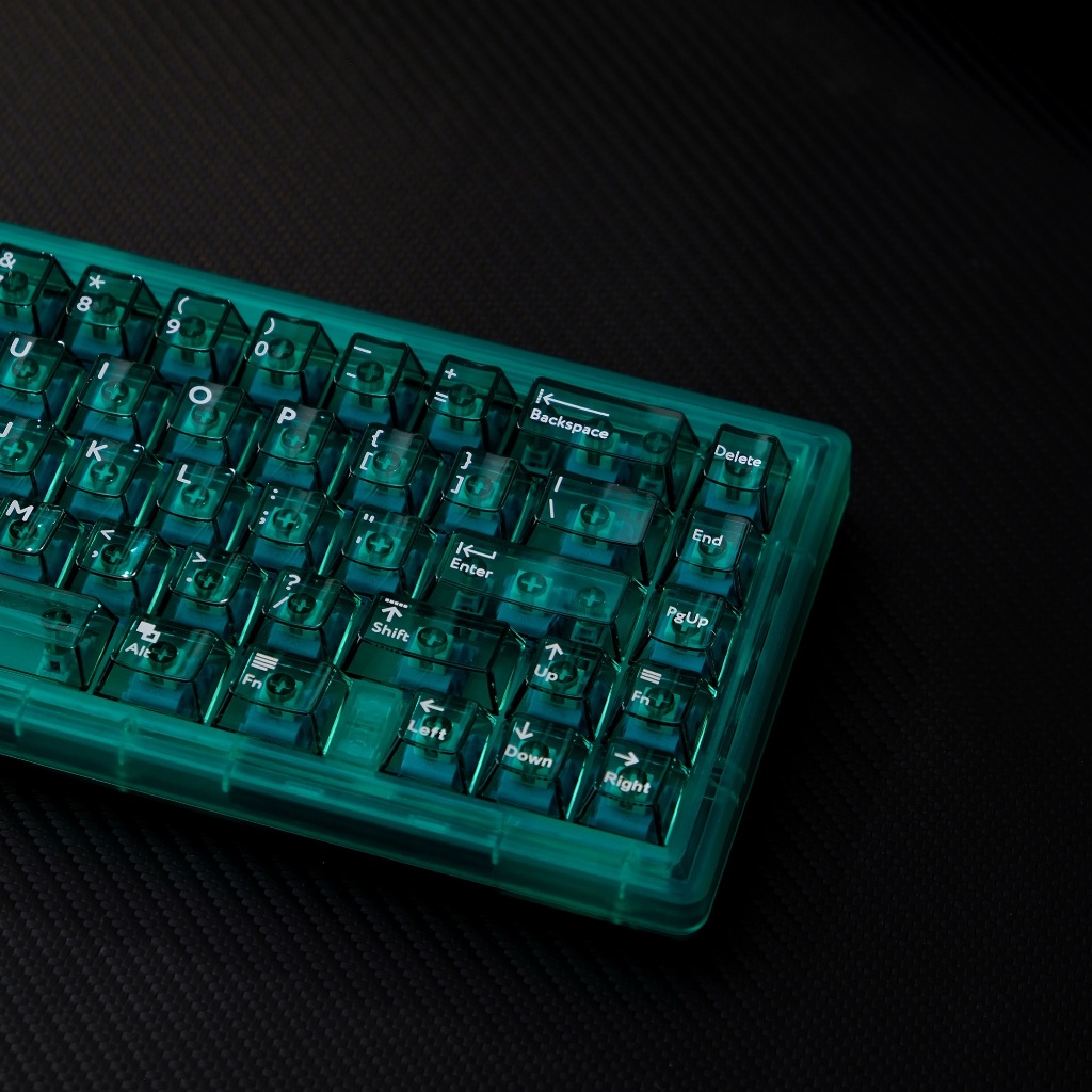 Keycap Aifei Green Clear PC | Cherry profile 114 nút xuyên led ...