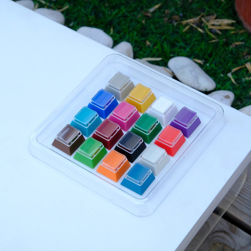 Keycap Aifei Green Clear PC | Cherry profile 114 nút xuyên led ...