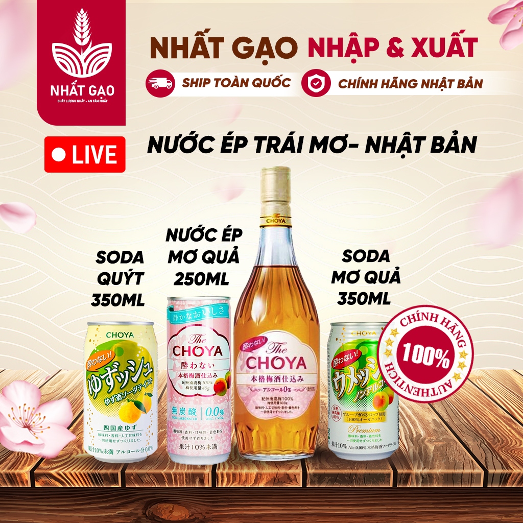 [T7/2025] The Choya, Soda Mơ, Soda Quýt Cực Lạ Nhật Bản CHÍNH NGHẠCH Thơm Ngon An Tâm khi sử ...