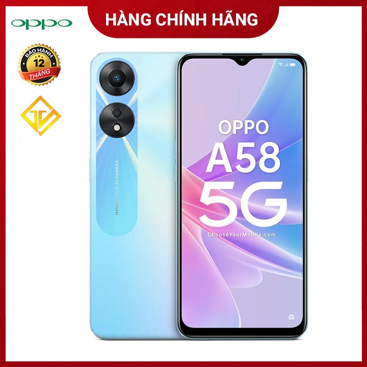 Điện thoại OPPO A58 5G 6GB/128GB Dimensity 700 - Hàng nhập khẩu ...