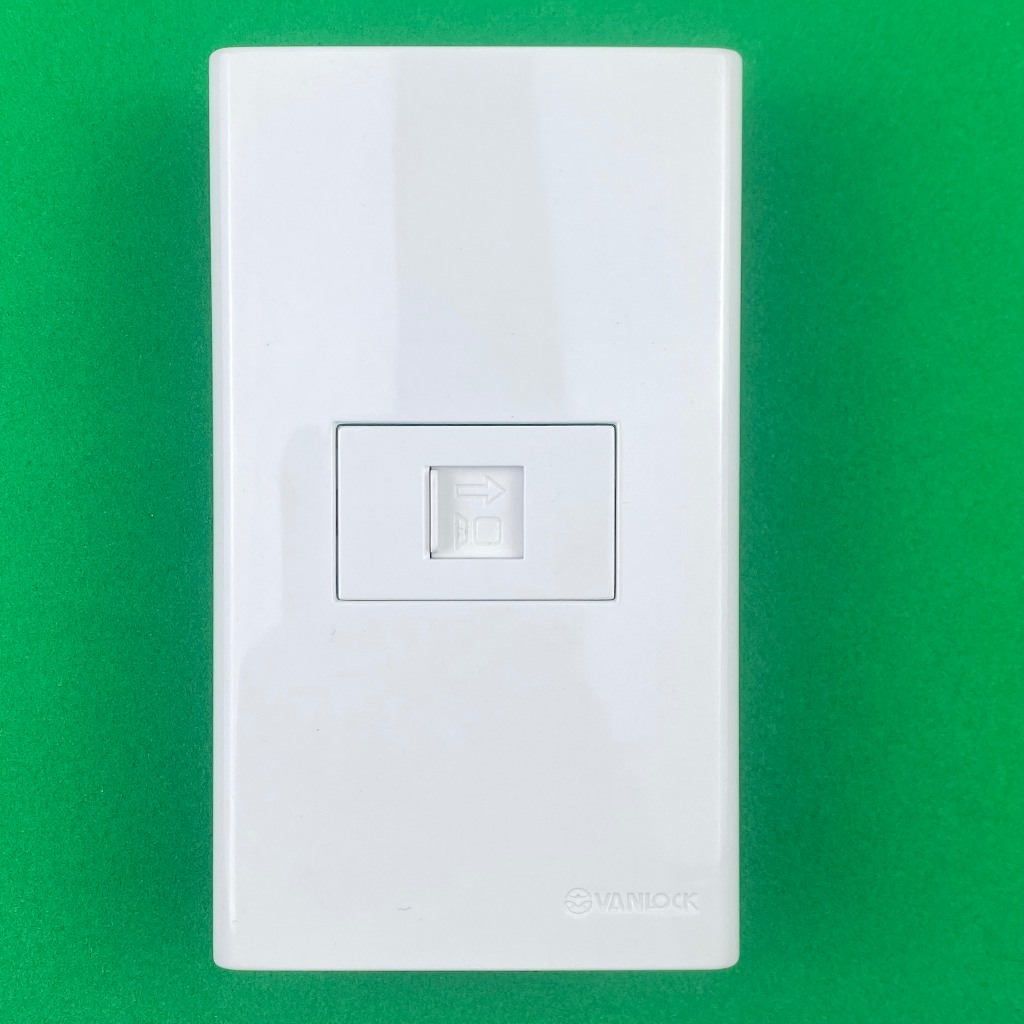 Ổ Cắm Máy Tính, Ổ Cắm Mạng 8 Dây CAT6 Có Màng Che Sino Dòng S18CC ...