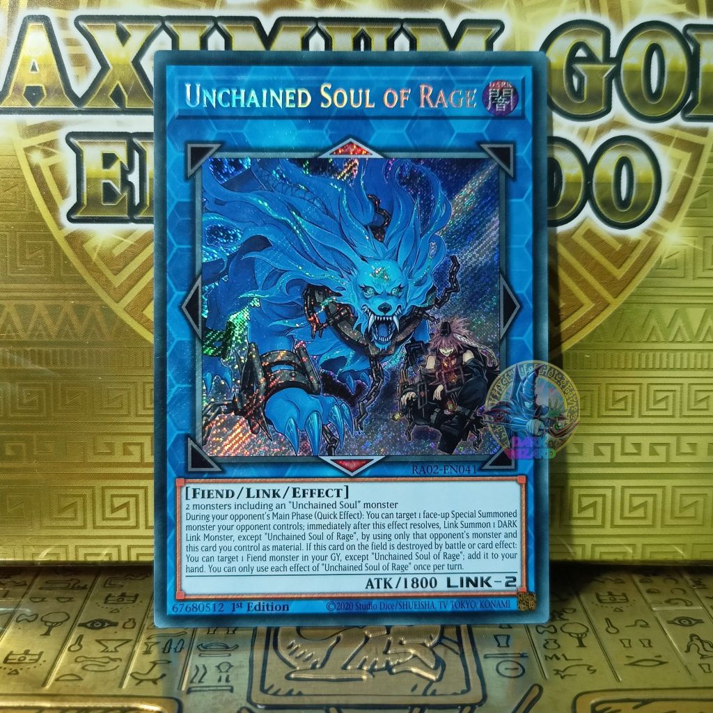 Unchained Soul of Rage – RA02-EN041 – Secret Rare [Thẻ bài Yugioh ...