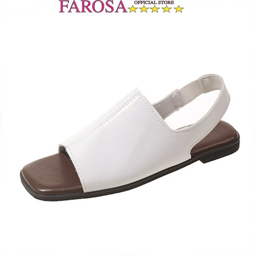 Dép quai ngang nữ bản to FAROSA -H47 dép thời trang phối quai hậu cực ...