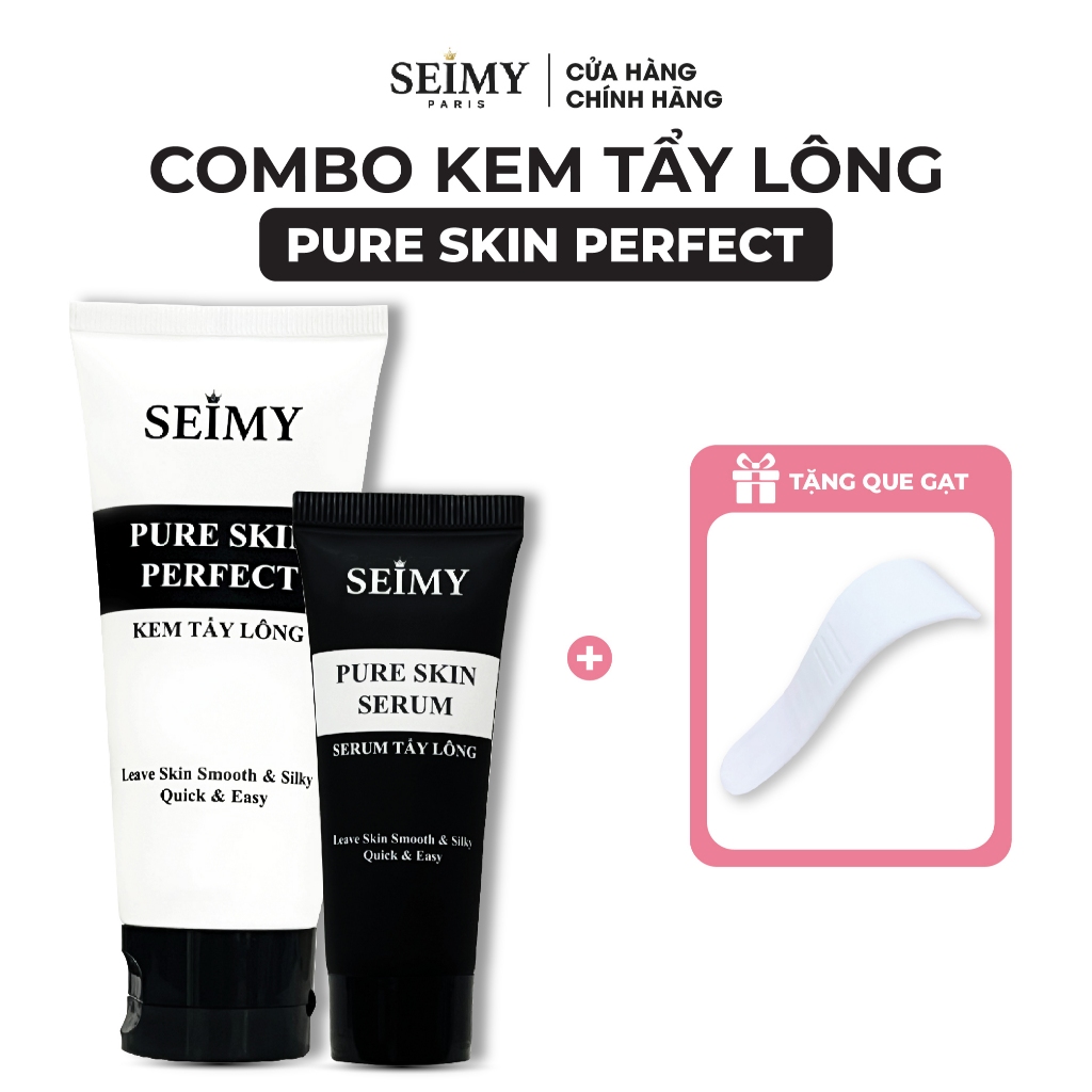 Combo Kem Tẩy Lông Seimy - Pure Skin Perfect 100ml | Shopee Việt Nam