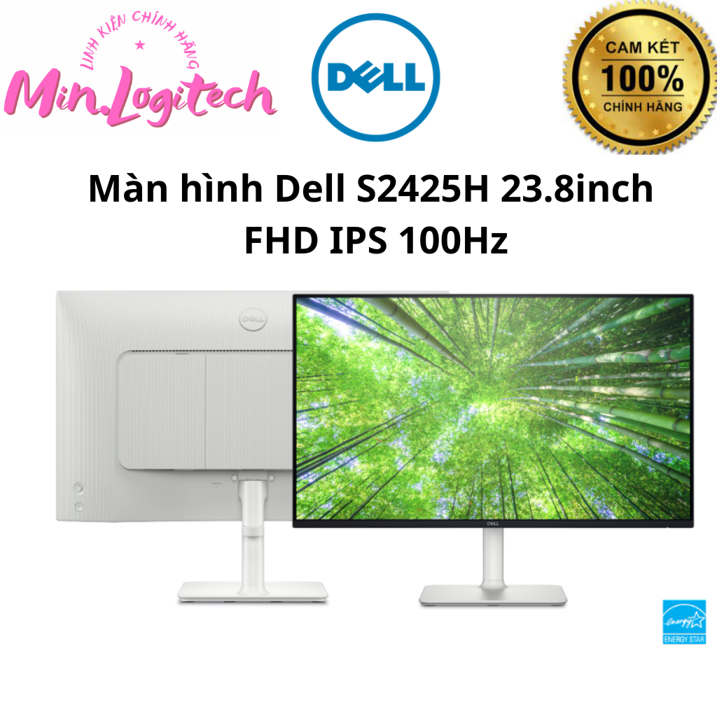 Màn Hình Máy Tính DELL S2425H (23.8Inch/ Full HD/ 5ms/ 100HZ/ 250cd/m2 ...