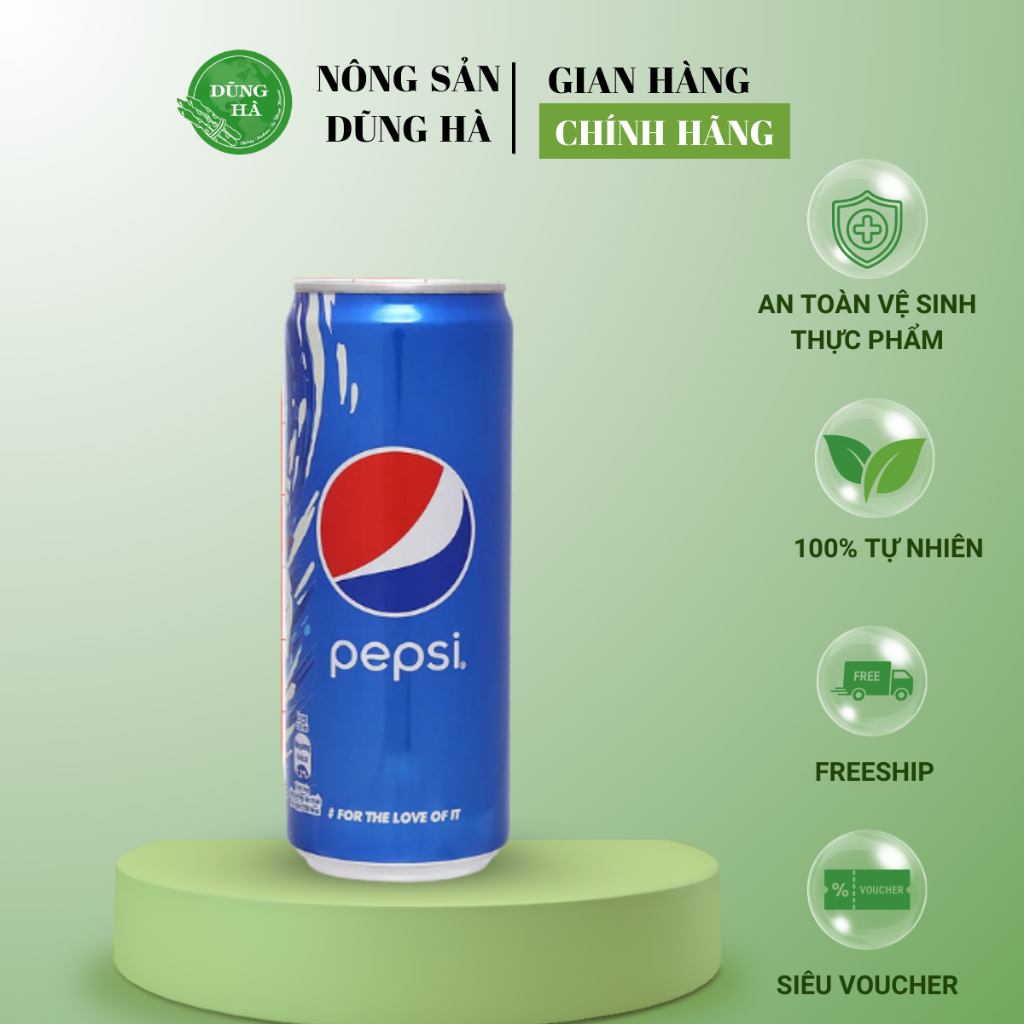 Pepsi Lon 330ml - Nước có ga giải khát [Ship hoả tốc] | Shopee Việt Nam