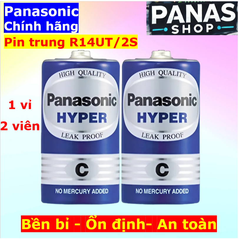 Pin Trung Panasonic Hyper R14UT-2S (1 vỉ 2 viên) | Shopee Việt Nam