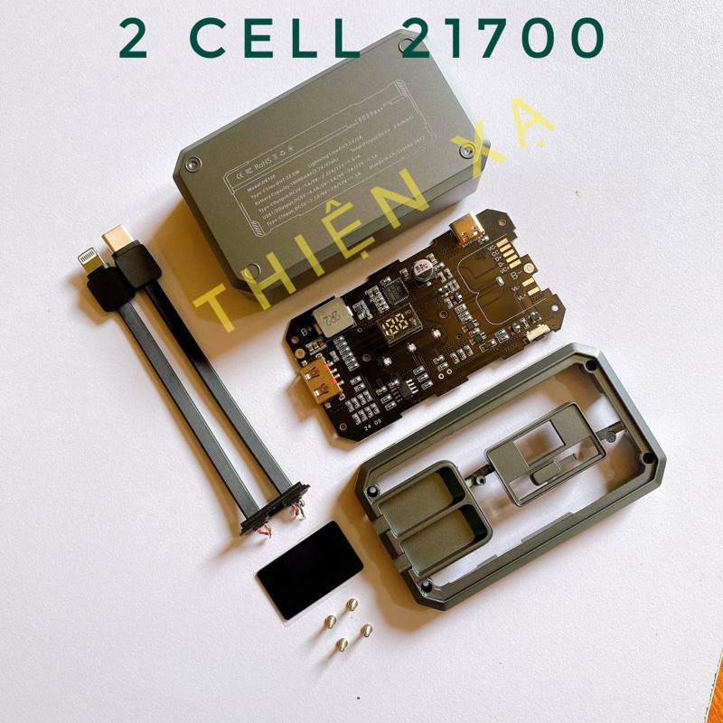 [MẪU HOT] Box sạc 2 cell,4 cell 21700 sạc nhanh 22,5w linh kiện phát ...