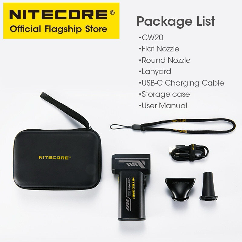 Máy thổi khí Nitecore CineWind CW20 - Nitecore NEF01 model 2025 | Shopee Việt Nam