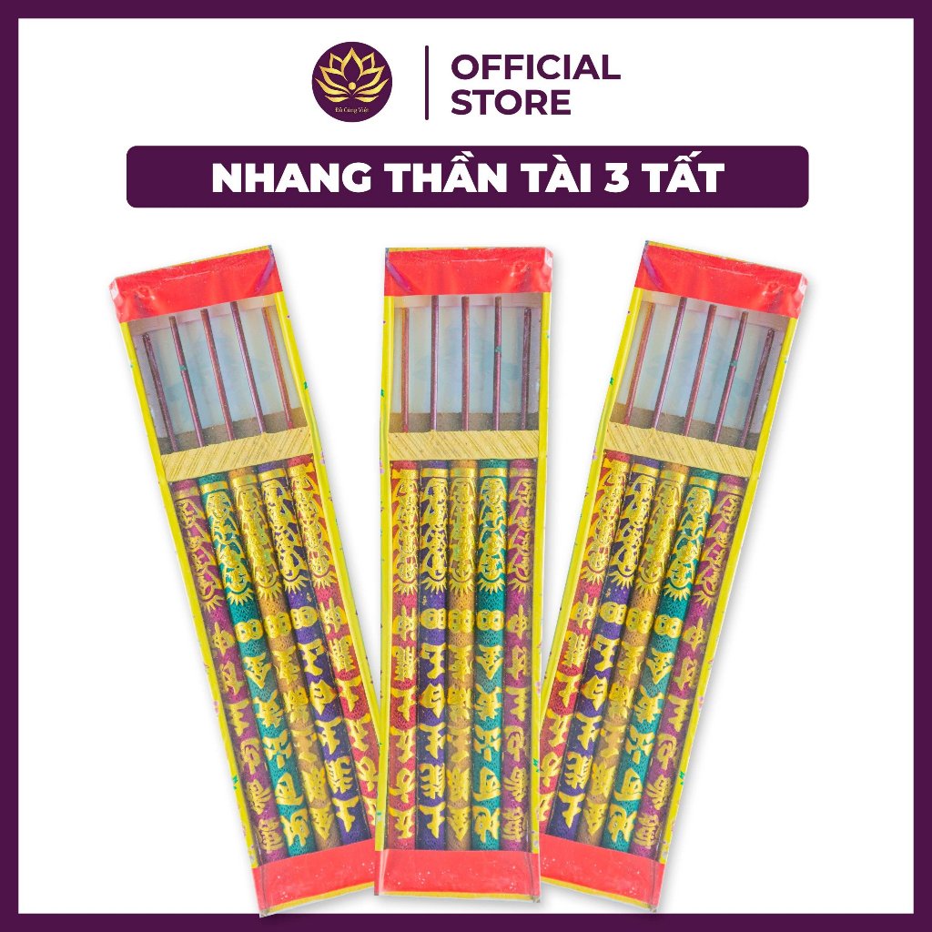 Nhang Thần Tài 3 tấc 5 tấc, Nhang Thần Tài 5 cây - Đồ Cúng Việt ...