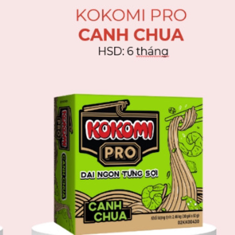 Thùng 30 Gói Mì KoKoMi Pro Hương Vị Tôm Cay Sa Tế 75g | Shopee Việt Nam