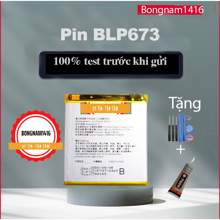 Pin Oppo BLP673 / A3S / A3s (2018) / A5 / A5S / A7 / A8 (2019) / Ax5 ...