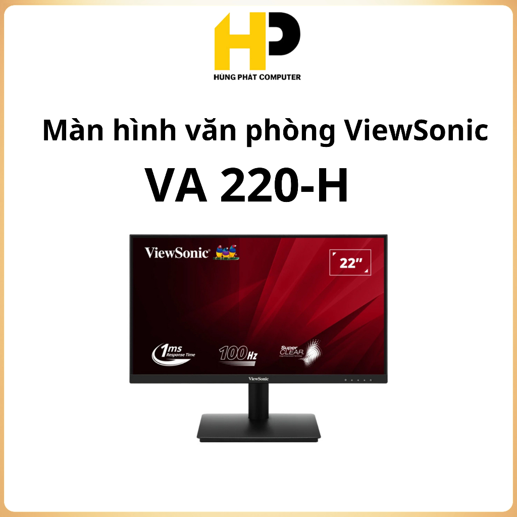 Màn hình LCD Viewsonic VA220-H (21.5 inch/ 1920 x 1080/ 250 cd/m2/ 1ms ...