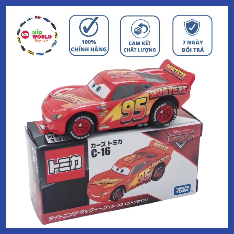 Xe mô hình Tomica Box Disney Pixar Cars Lightning McQueen C-16. MS: 330 ...