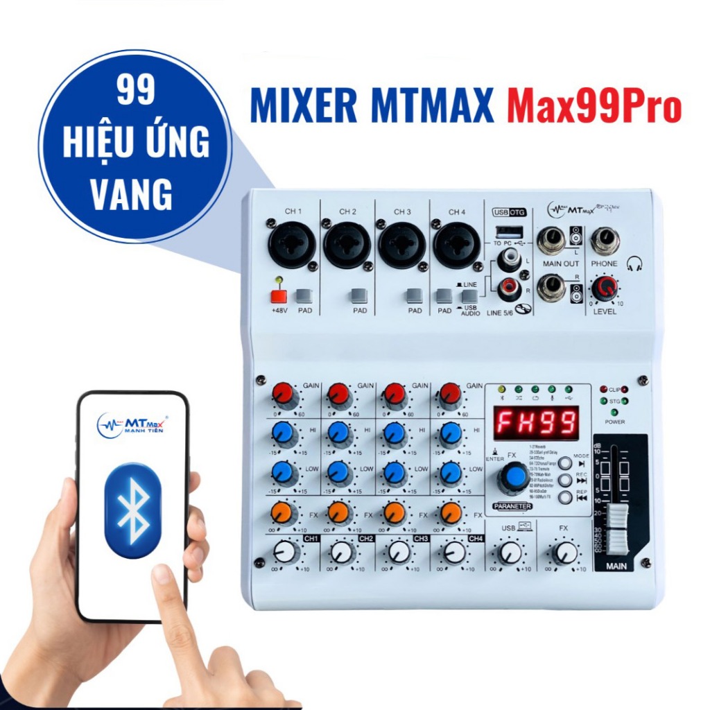 Mixer E4 Bluetooth 88 Hiệu Ứng Âm Thanh, Mẫu Mới Nhất, Chuyên Karaoke ...