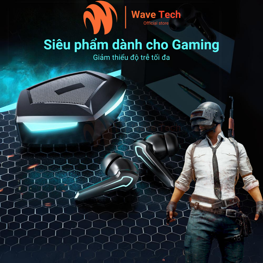 Tai nghe gaming không dây P30, Tai nghe bluetooth độ trễ thấp, Tai nghe ...