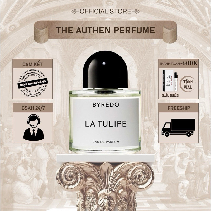 Nước hoa nữ Byredo La Tulipe 10ml | The Authen Perfume | Shopee Việt Nam