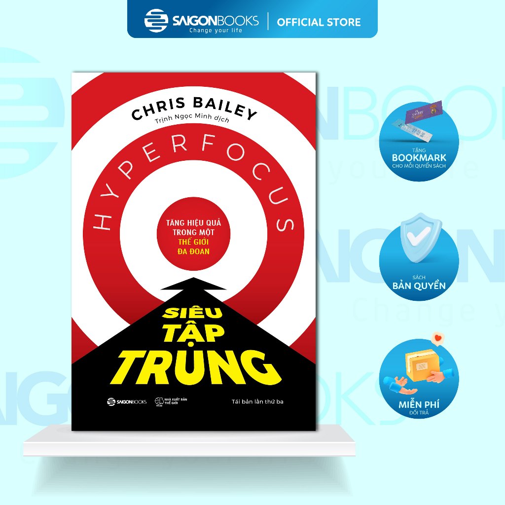 Sách - Siêu Tập Trung (Hyperfocus) - Chris Bailey | Shopee Việt Nam