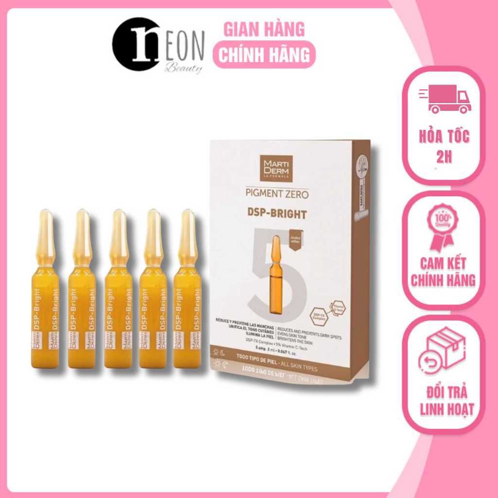 [HÀNG CTY] Ampoule Dưỡng Sáng Đều Màu Da, Giảm Đốm Sắc Tố - MartiDerm ...