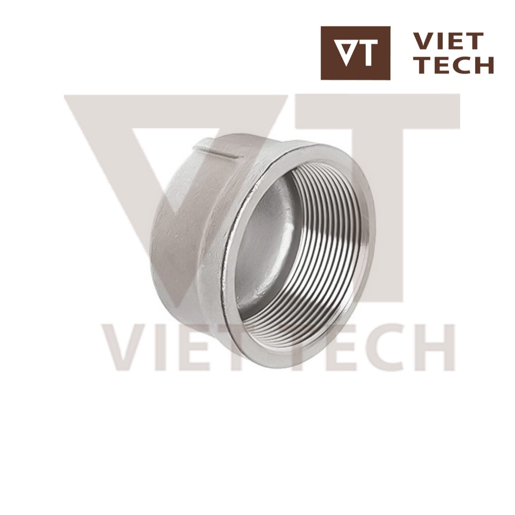 Nút bịt ren trong dạng tròn inox 304 phi 21, 27, 34, 42, 48, 60 - Nắp ...