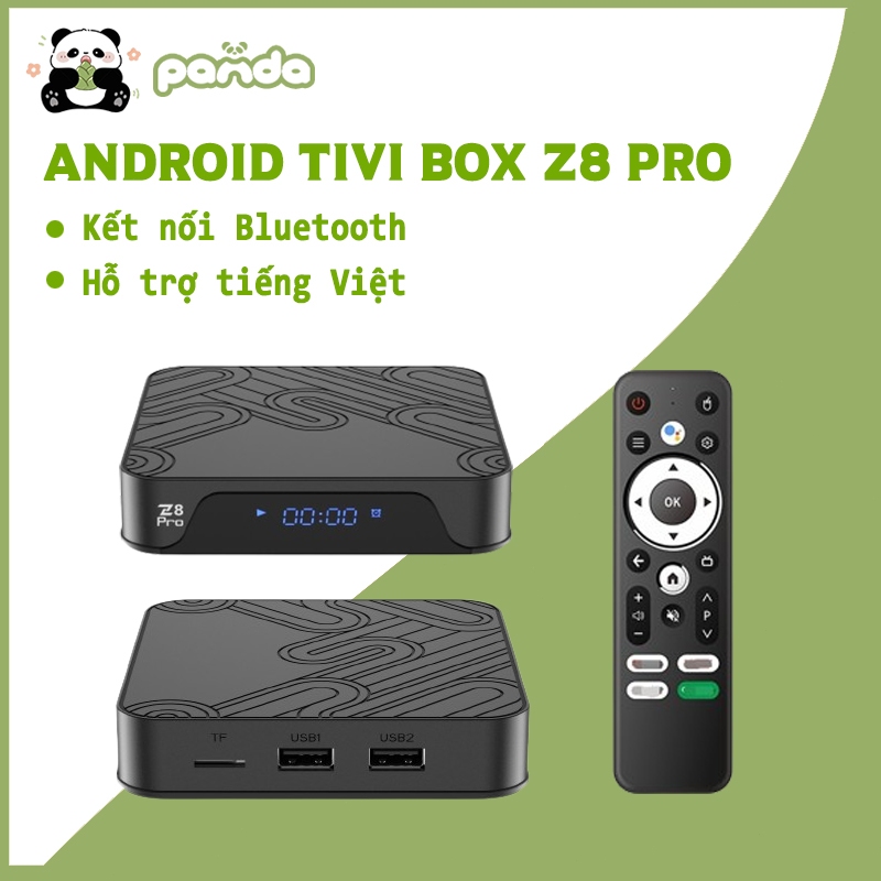 Android Tivi Box Z8 pro 2024 - Android 12.0-4G Ram và 32G bộ nhớ kèm khiển giọng nói,Kết nối ...
