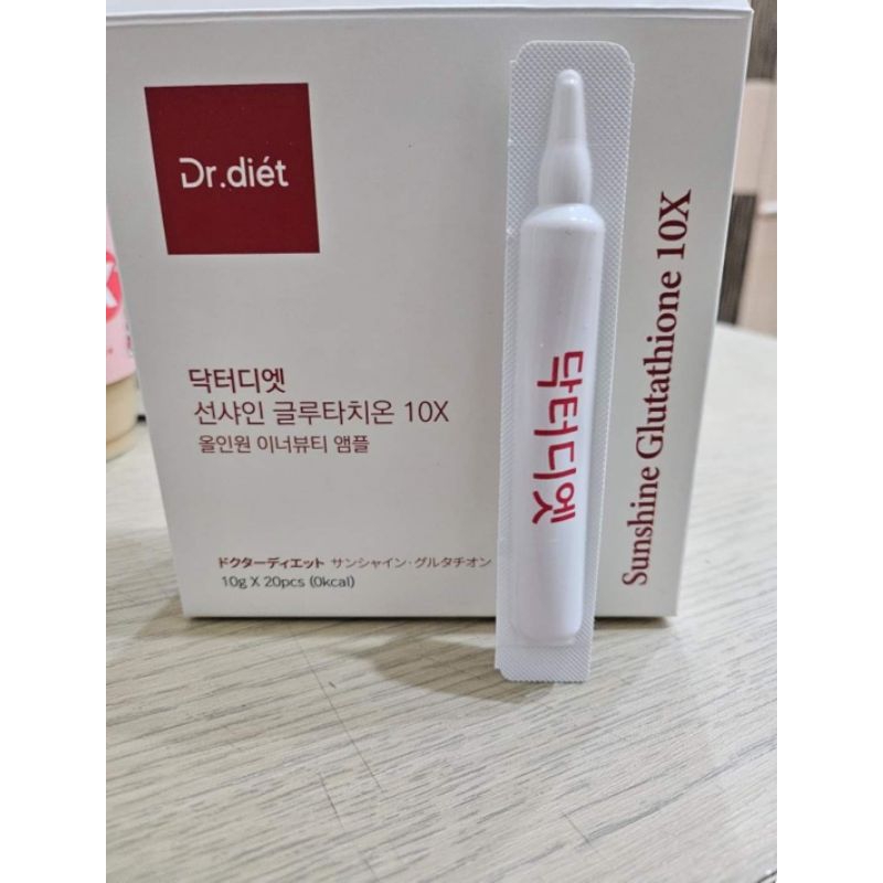 Nước uống trắng da toàn thân Dr.Diet hộp 20 ống | Shopee Việt Nam