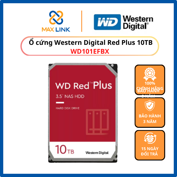 Ổ cứng HDD Western Digital Red Plus 10TB WD101EFBX | Shopee Việt Nam