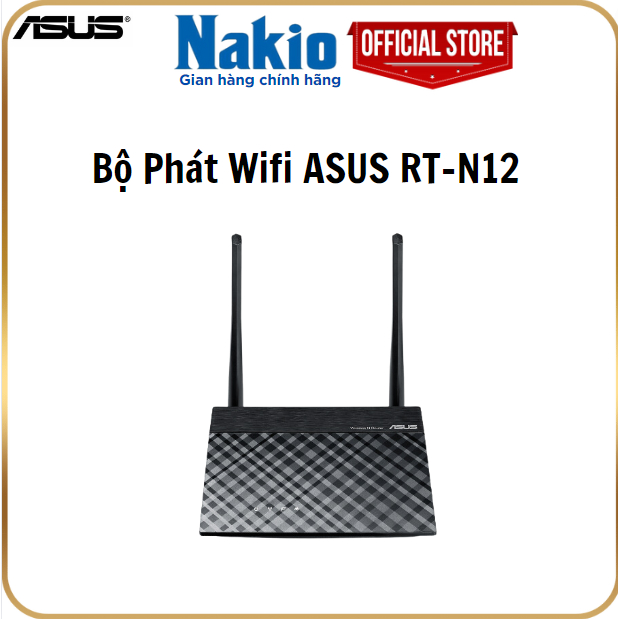 Bộ Phát Wifi ASUS RT-N12+ Chuẩn N300- Bảo hành 36 tháng | Shopee Việt Nam