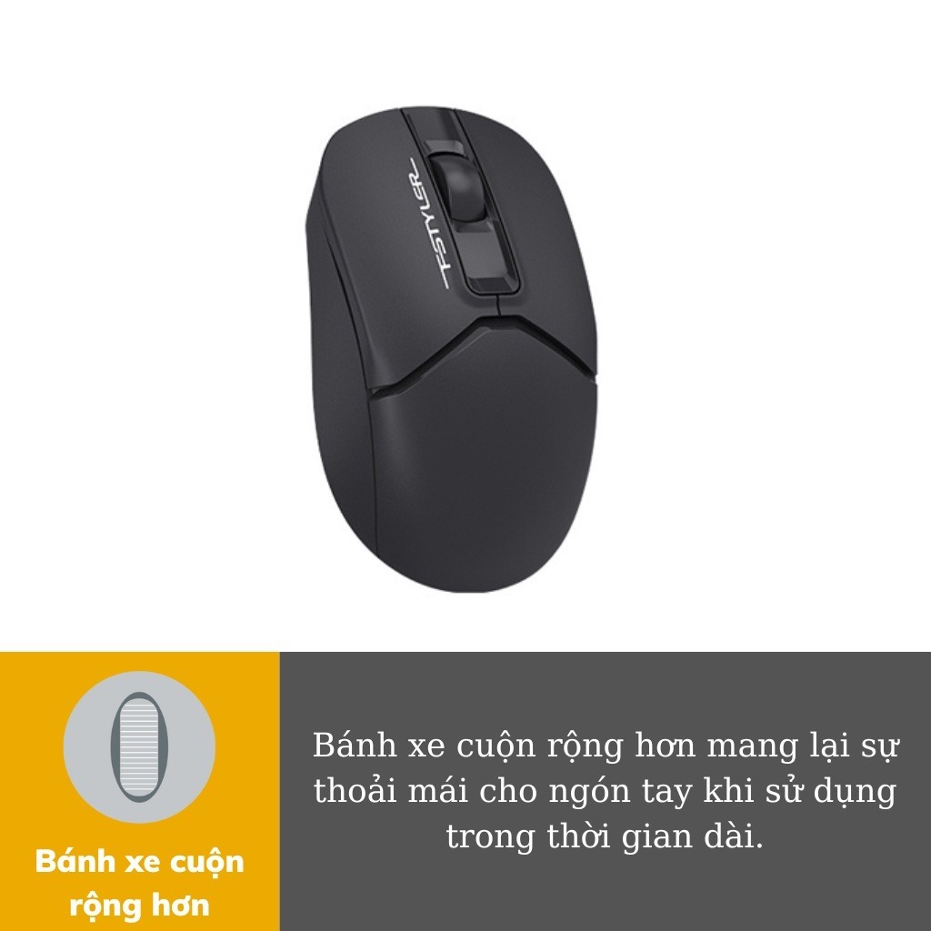 Chuột Fstyler không dây A4Tech FG12 | FG12S | FB12, màu đen - HÀNG CHÍNH HÃNG, BẢO HÀNH 12 THÁNG ...