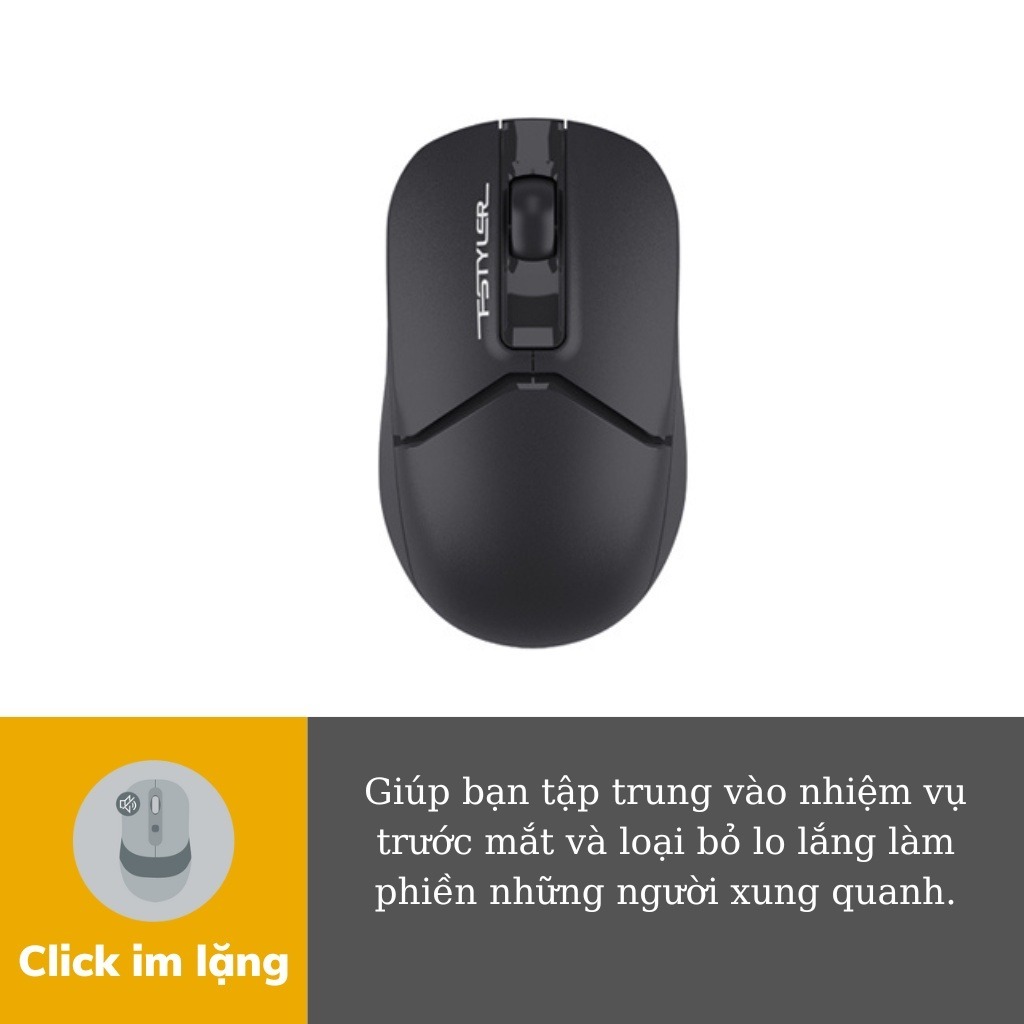 Chuột Fstyler không dây A4Tech FG12 | FG12S | FB12, màu đen - HÀNG ...