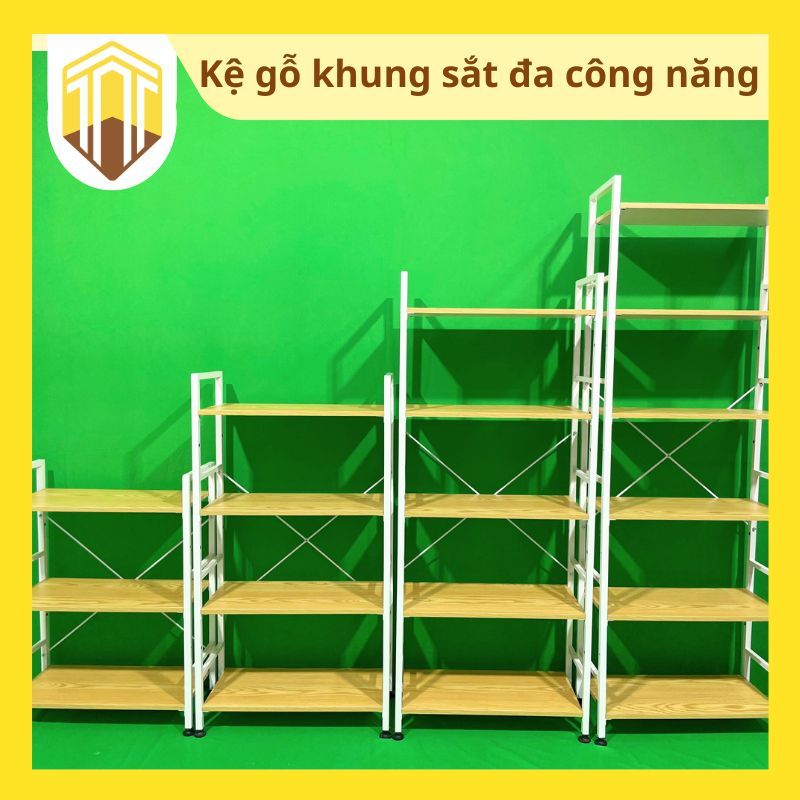 Kệ gỗ khung sắt đa công năng One Tech - Kệ 3, 4, 5, 6 tầng | Shopee ...