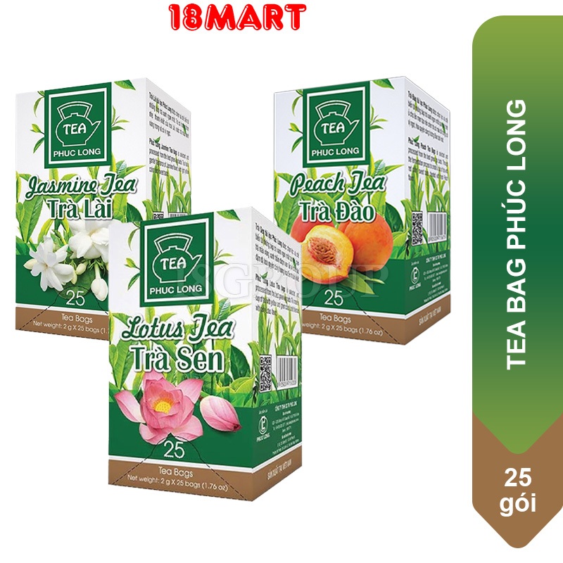 Lọc PHÚC LONG Tra Dao/ TRÀ LÀI / Trà Sen Túi 50g | Shopee Việt Nam