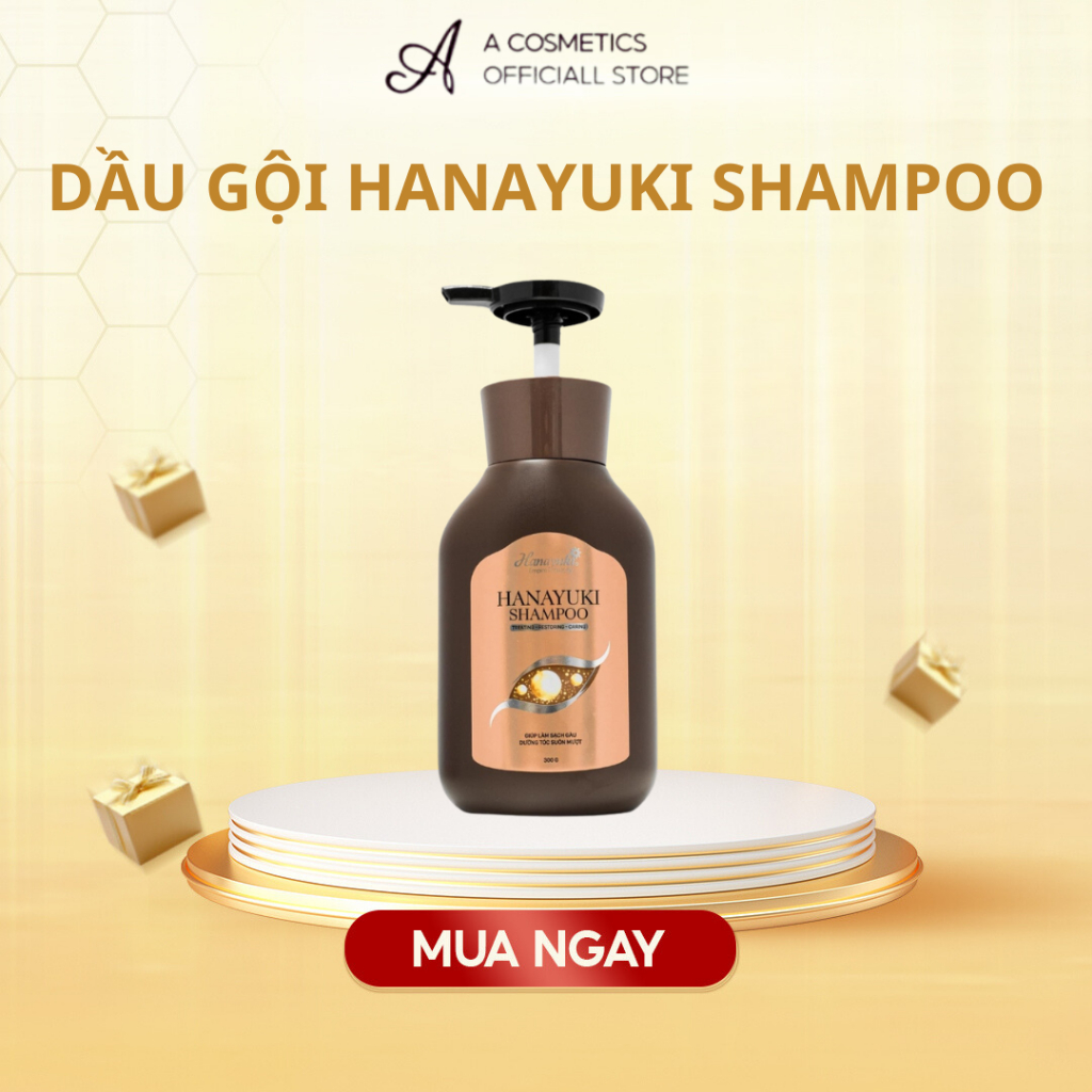 Dầu Gội Hanayuki Shampoo Ngăn Ngừa Rụng Tóc Kích Thích Mọc Tóc, Sạch ...