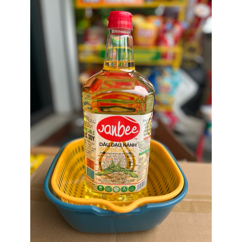 Dầu Đậu Nành Janbee chai 2L Tặng Rổ Rau Nhỡ Và Tương Ớt Chisu 250g ...