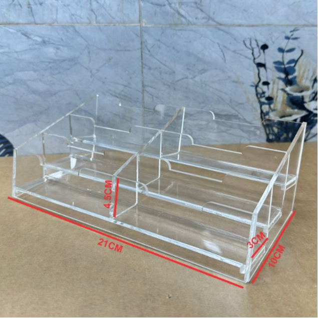 Kệ mica name card - Kệ mica đựng card visit để bàn - Kệ mica danh thiếp ...