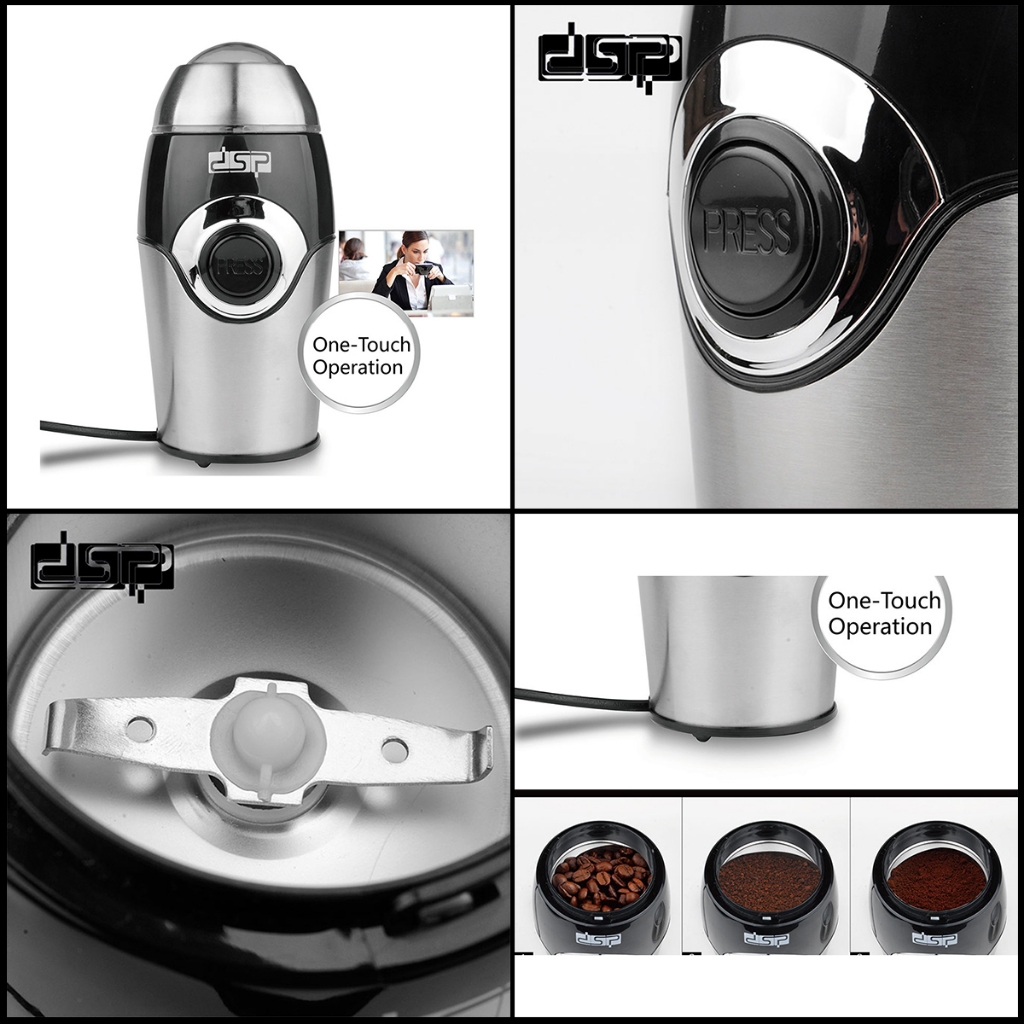 Máy xay cafe DSP KA3001 màu đen cao cấp | Shopee Việt Nam