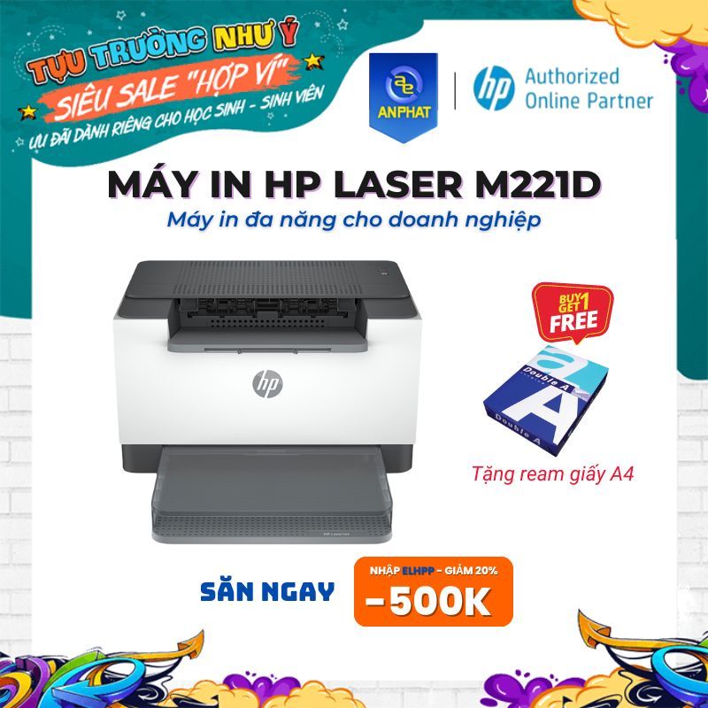 [Nhập ELHPP giảm 20% tối đa 500K] Máy In HP LaserJet M211D / M211DW (29 ...