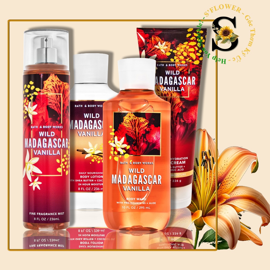 WILD MADAGASCAR VANILLA | Sản Phẩm Tắm Dưỡng Mịn Da Lưu Hương Toàn Thân Bath & Body Works ...