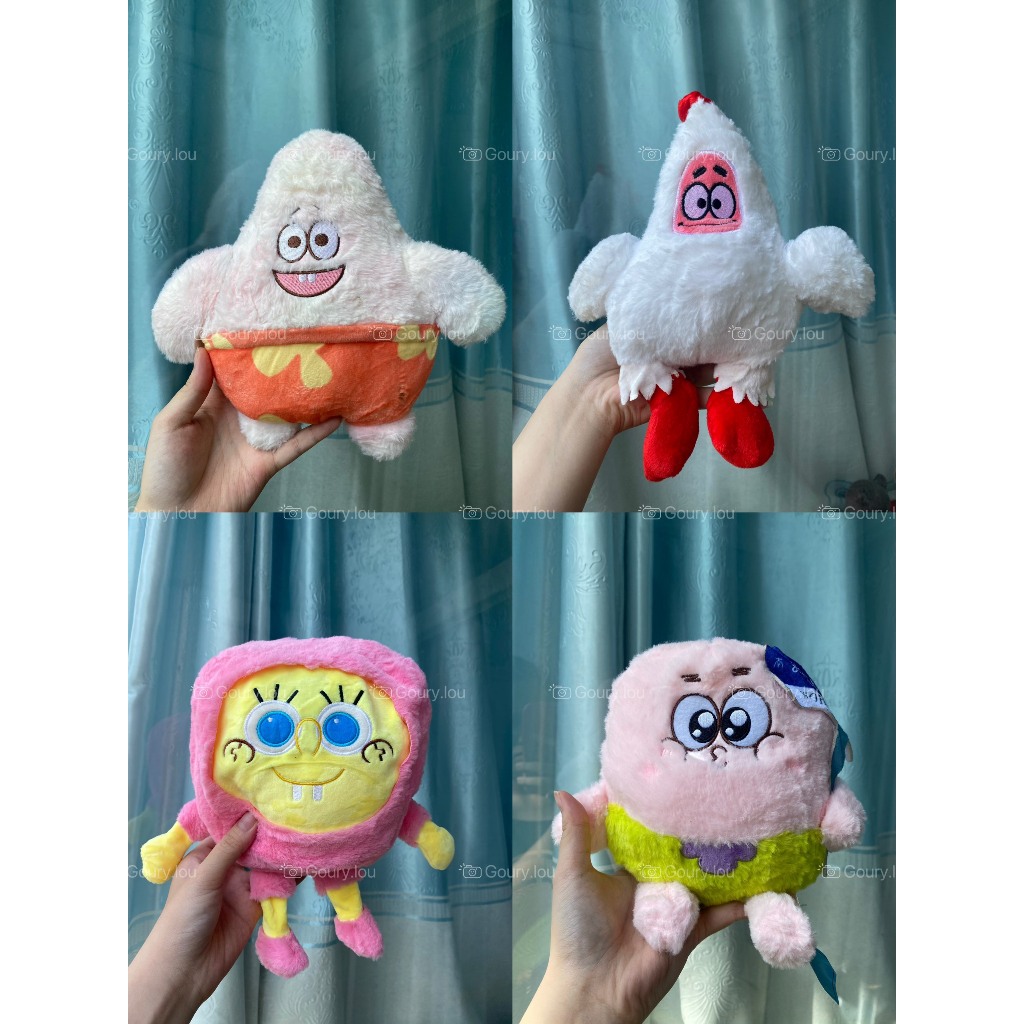 [GOURY.LOU] Gấu bông sao biển, bọt biển (SpongeBob, Patrick Star ...