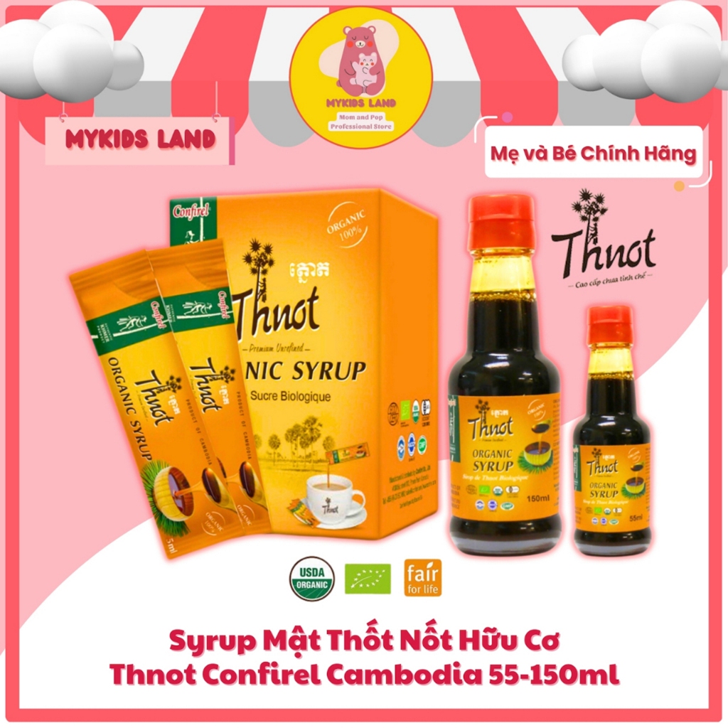 [DATE 2025] Syrup Mật Thốt Nốt Organic Hữu Cơ Thnot Confirel Cambodia ...