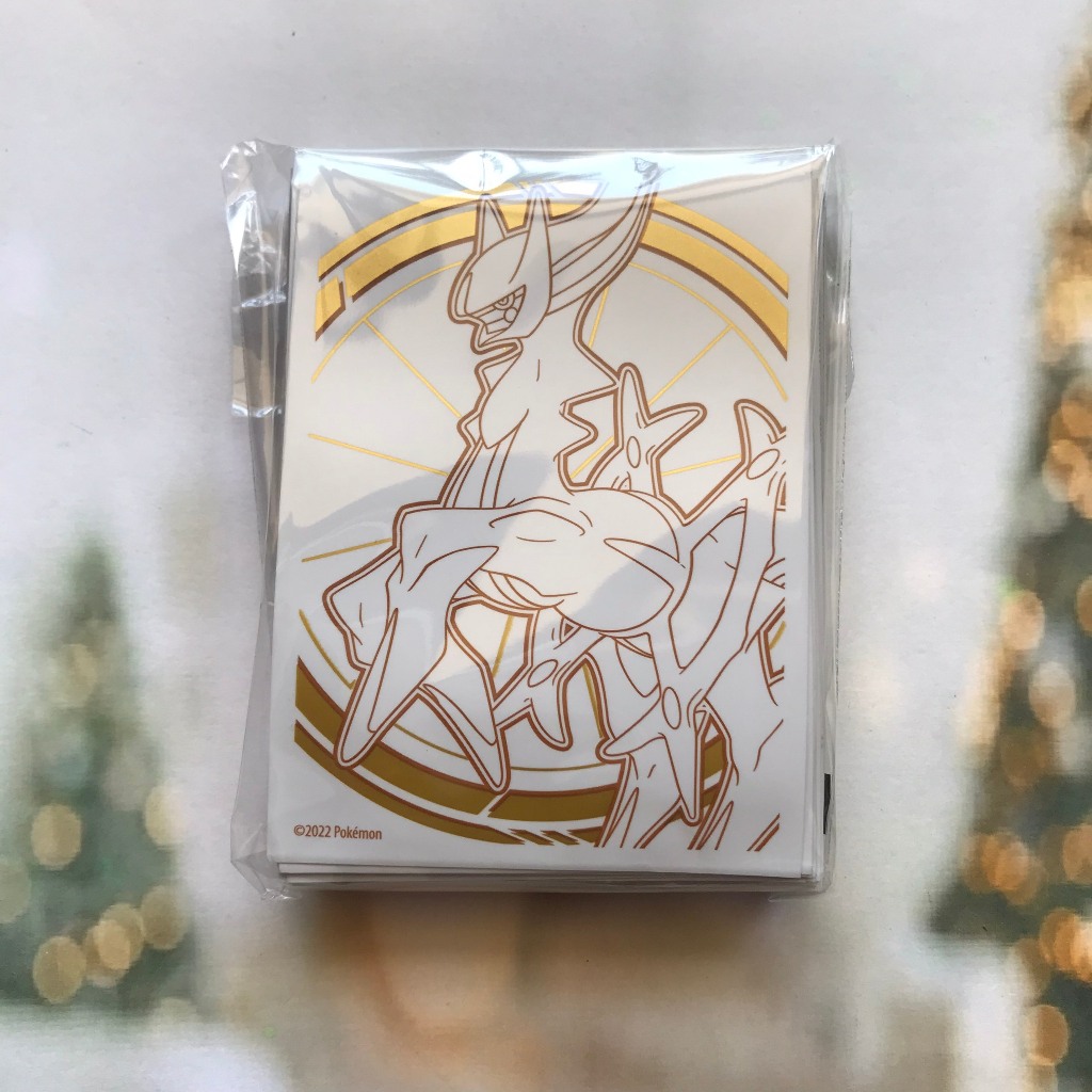01 Gói lẻ 65 Sleeve hình Arceus lấy từ hộp Brilliant Stars ETB Pokemon ...