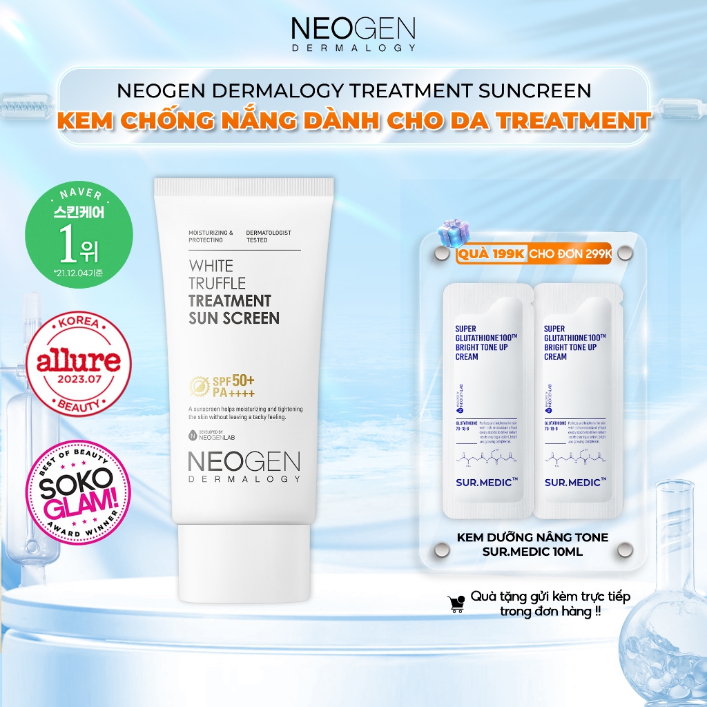 Kem Chống Nắng Nâng Tone - Bảo Vệ Da Toàn Diện Neogen Dermalogy White ...
