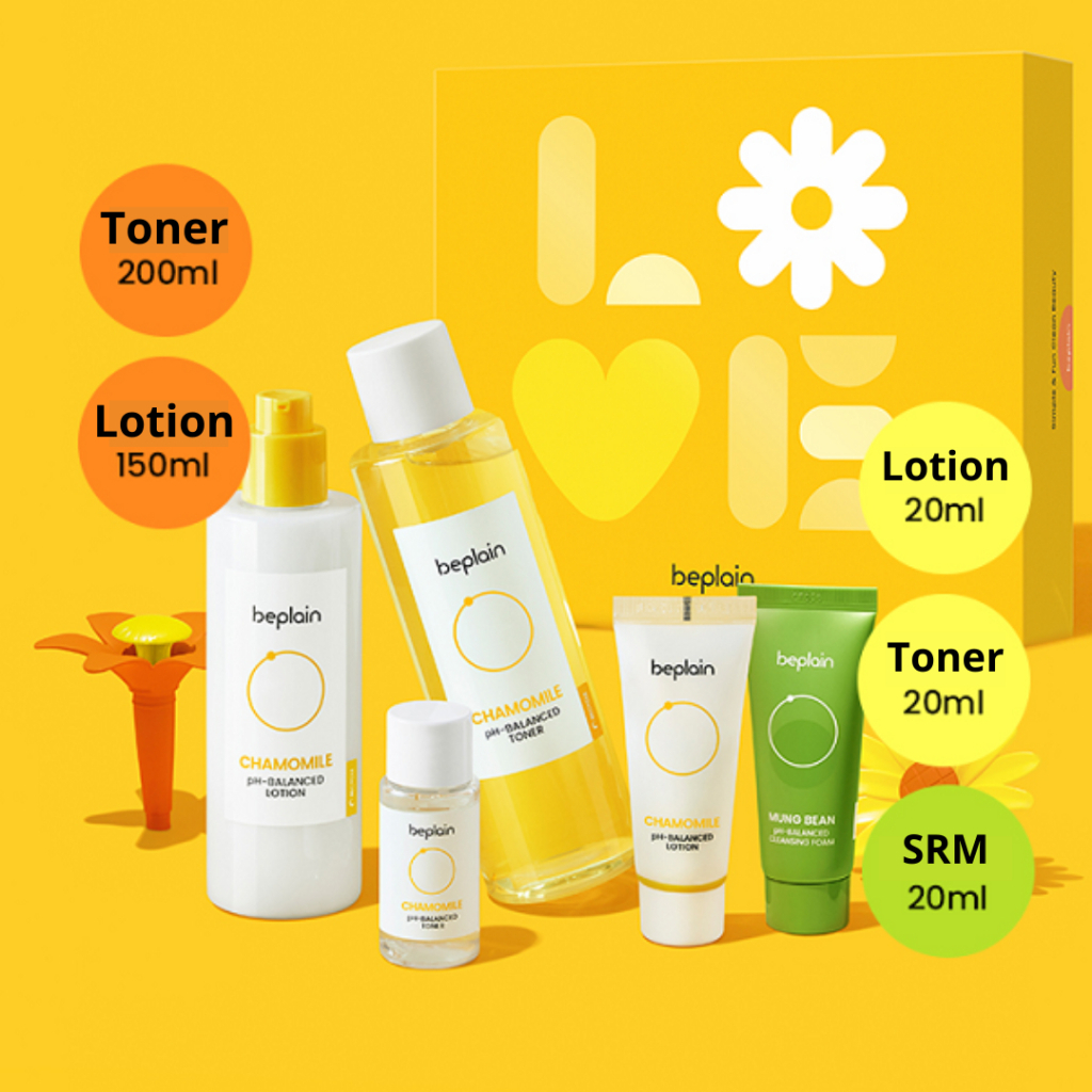 Combo Toner 200ml và Lotion 150ml Beplain TẶNG KÈM Toner, Lotion và SRM ...