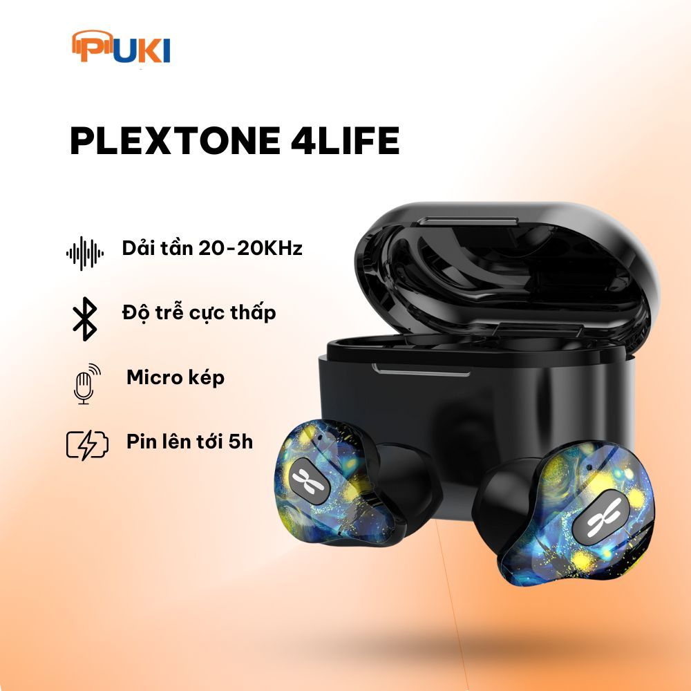 Tai nghe bluetooth plextone 4life TWS, chuyên chơi game, độ trễ cực ...